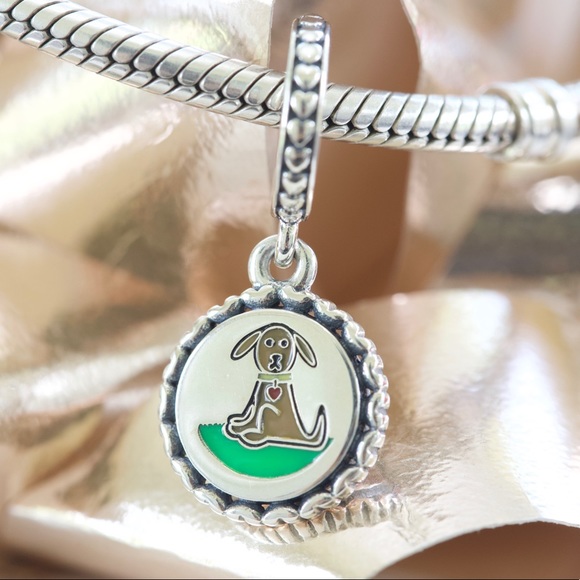 Pandora | Other | Pandora Dog Stick Figure Dangle Charm Eng79286 | Poshmark